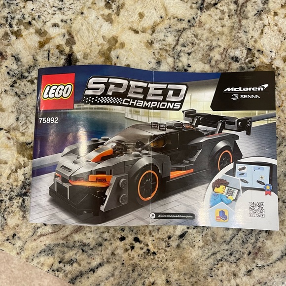 Lego | Toys | Lego 75892 Speed Champions Mclaren Senna Instruction Book ...